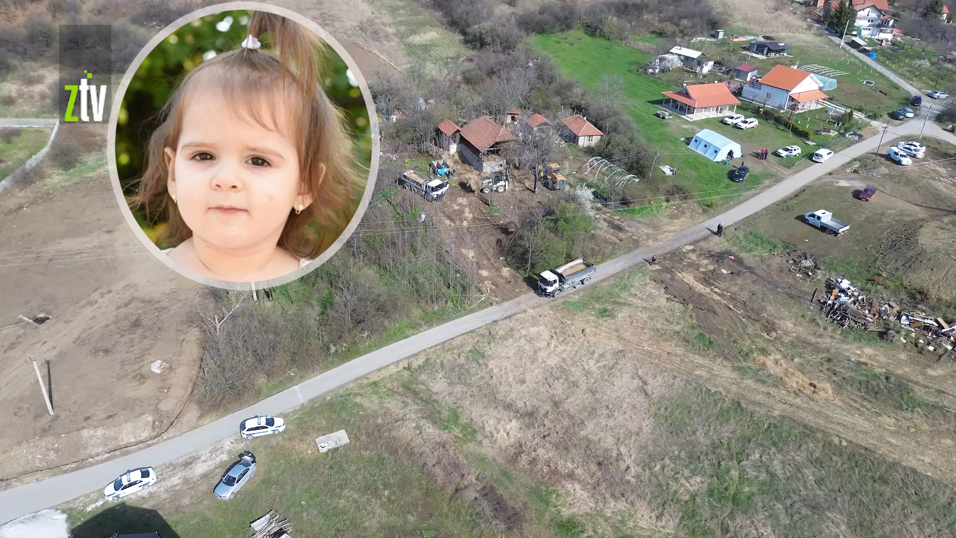 Snimak dronom pretrage terena ispred kuće gde je nestala Danka: Prošlo je 120 sati od kako se ...