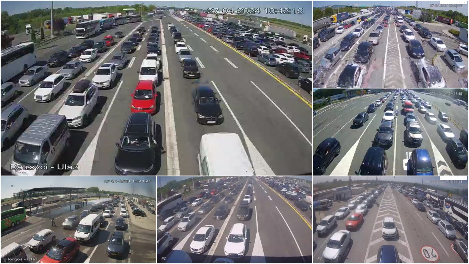 Kakvo je stanje na granicama i na kojim prelazima je najveća gužva