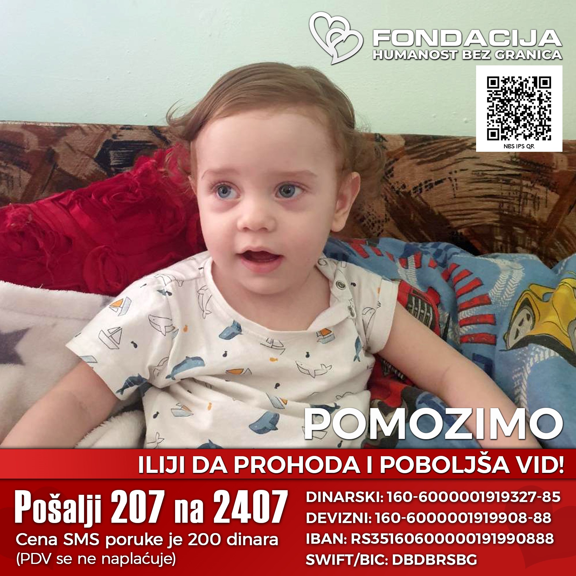 Iliji (2) su u osmom mesecu pronađene ciste na mozgu: Još ne hoda niti ...