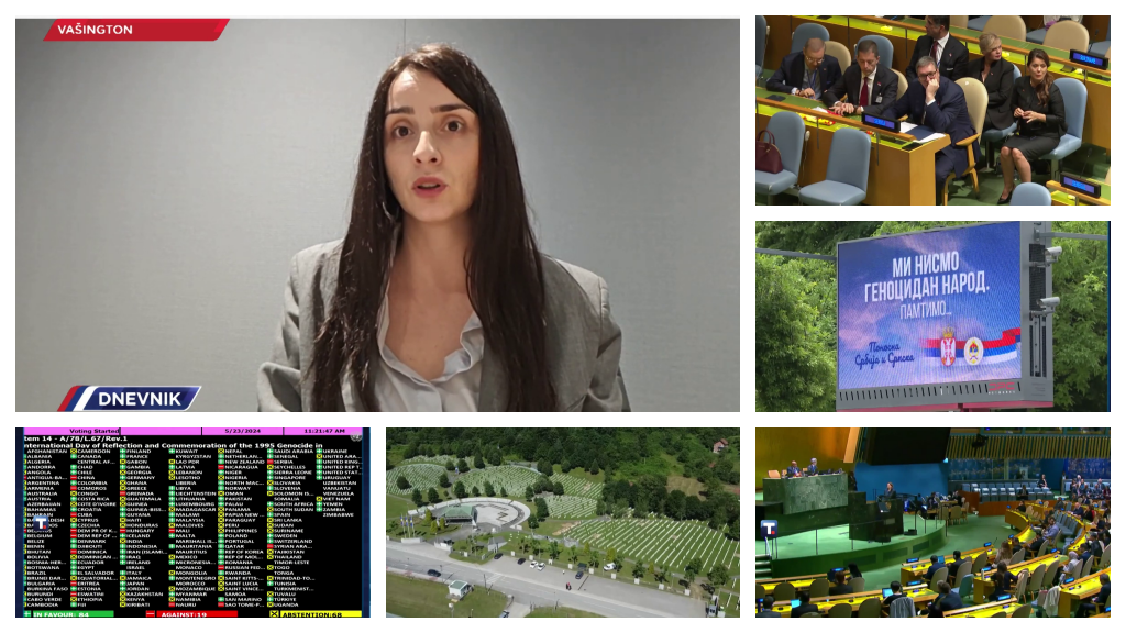 Sofija Todorović o rezoluciji o Srebrenici: Ponašanje Srbije i Republike Srpske ne vode u pravcu ...