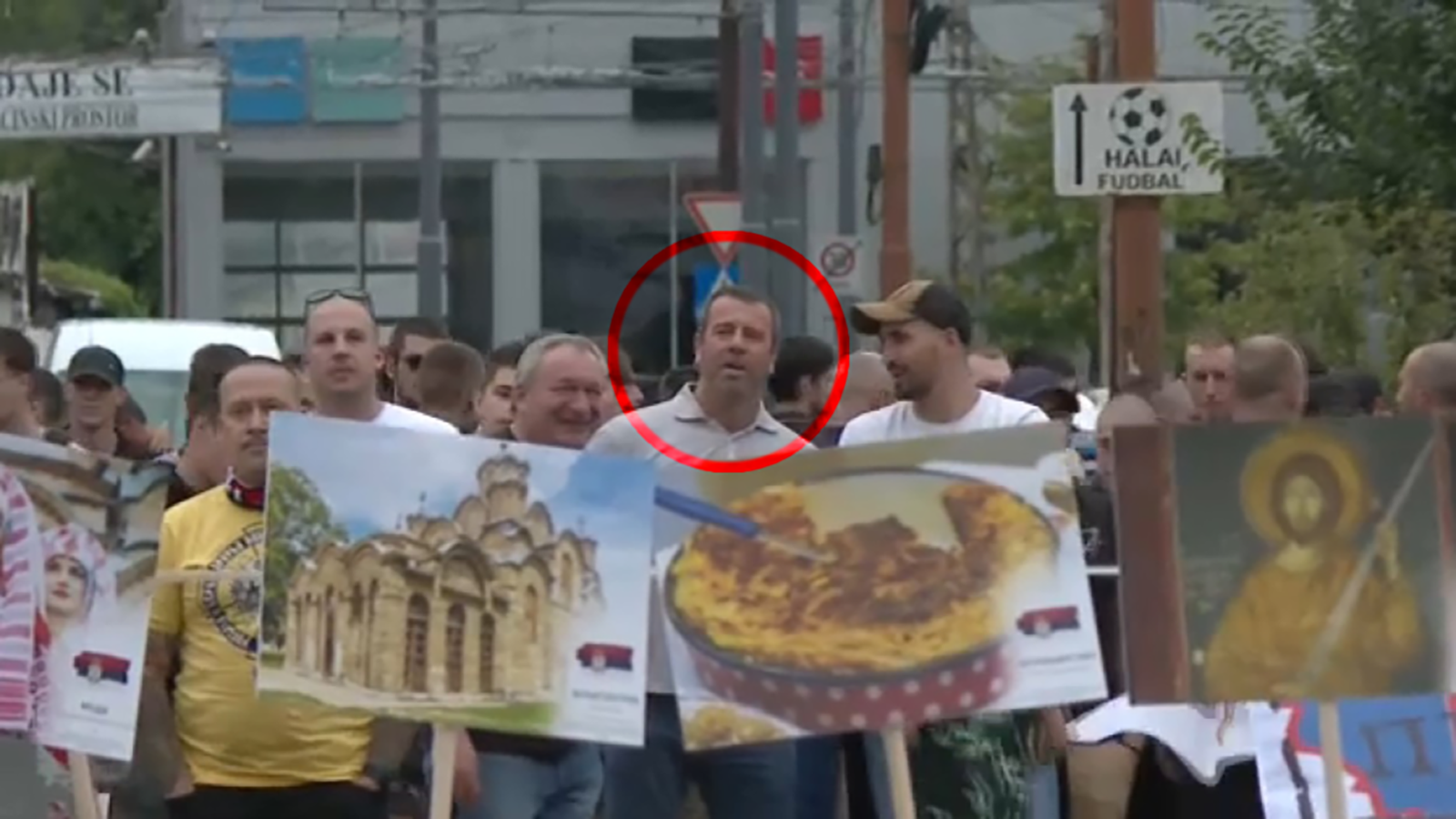 Na protestu protiv festivala "Mirdita, dobar dan" i jedan od vođa ...