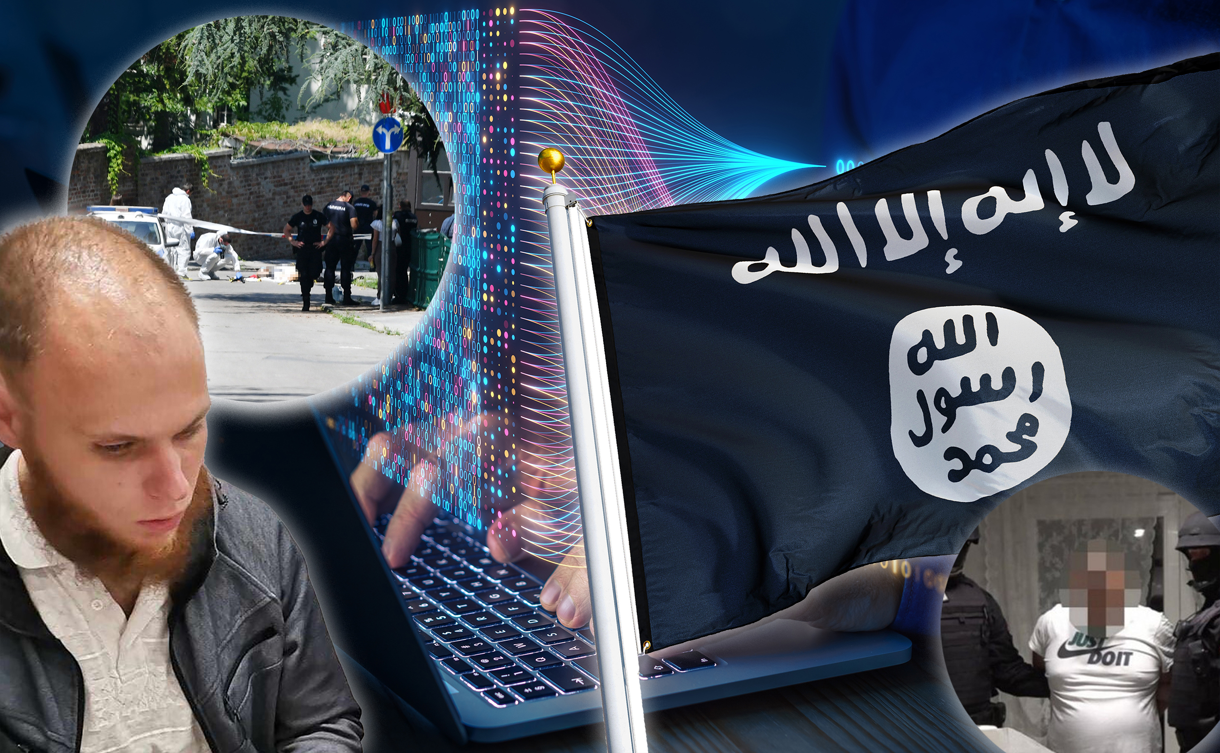 Dan pre napada ispred ambasade ekstremni vehabija Senad Ramović Becan objavio video na kome se ...