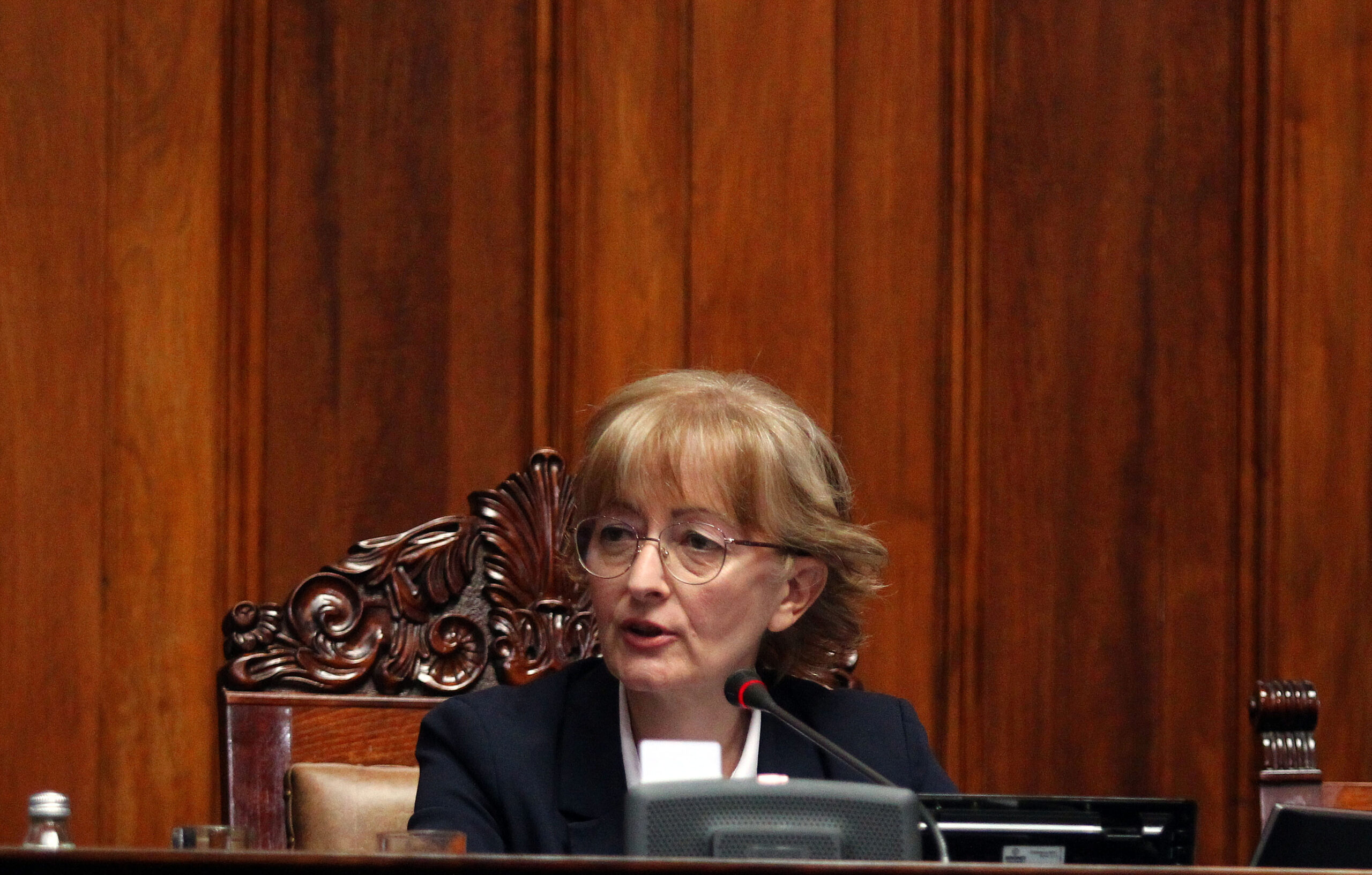 Marina Raguš, bivša radikalka, govori na Danima Amerike