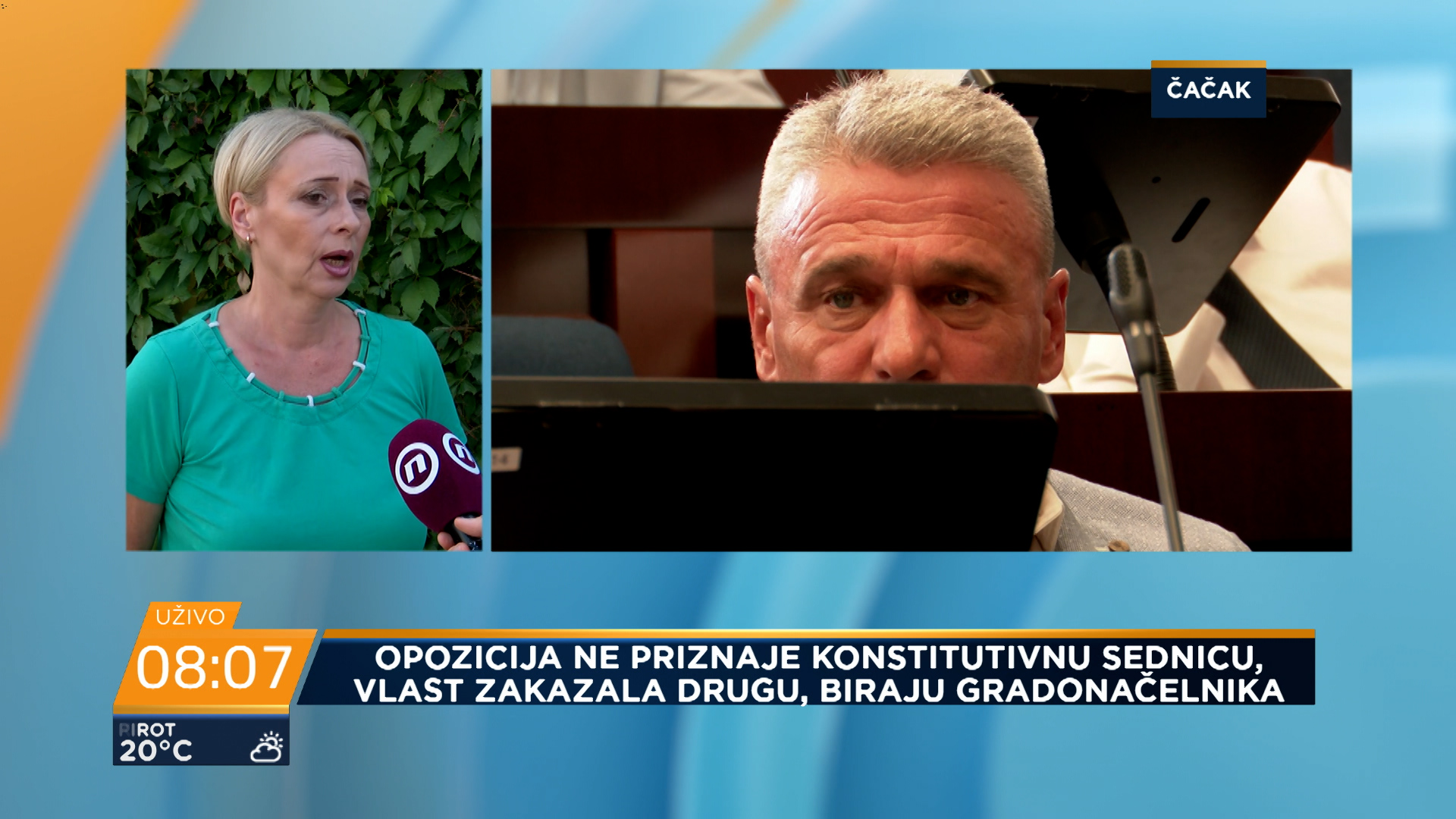 Sednica gradskog parlamenta u Čačku, na dnevnom redu izbor gradonačelnika