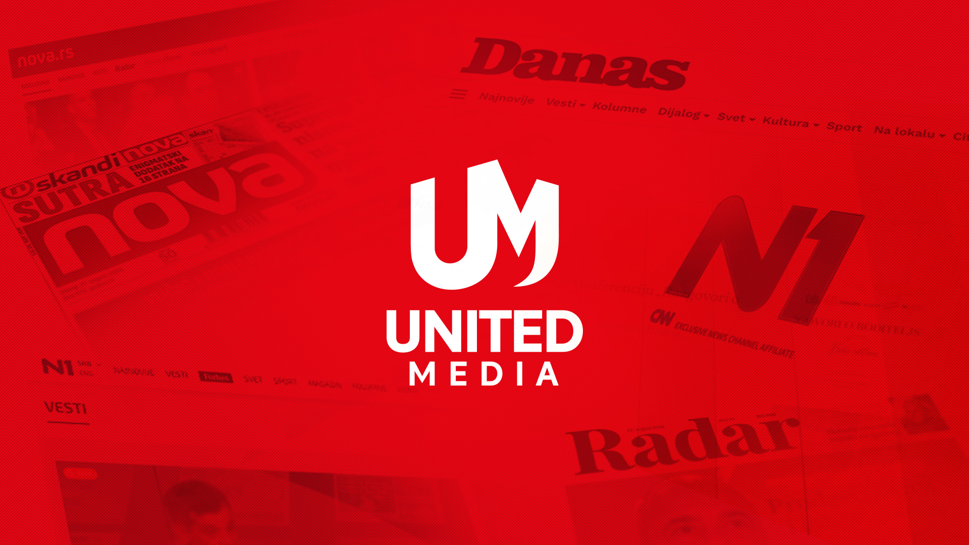United Media obavestila javnost o eskalaciji napada na medije