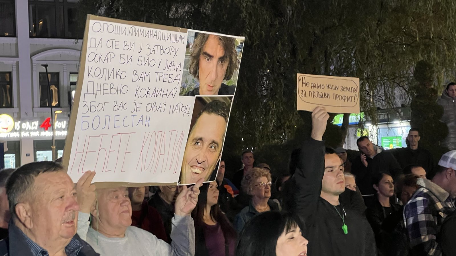 Protest u Čačku protiv Rio Tinto: "Jadna je država kojoj je na put stao ...