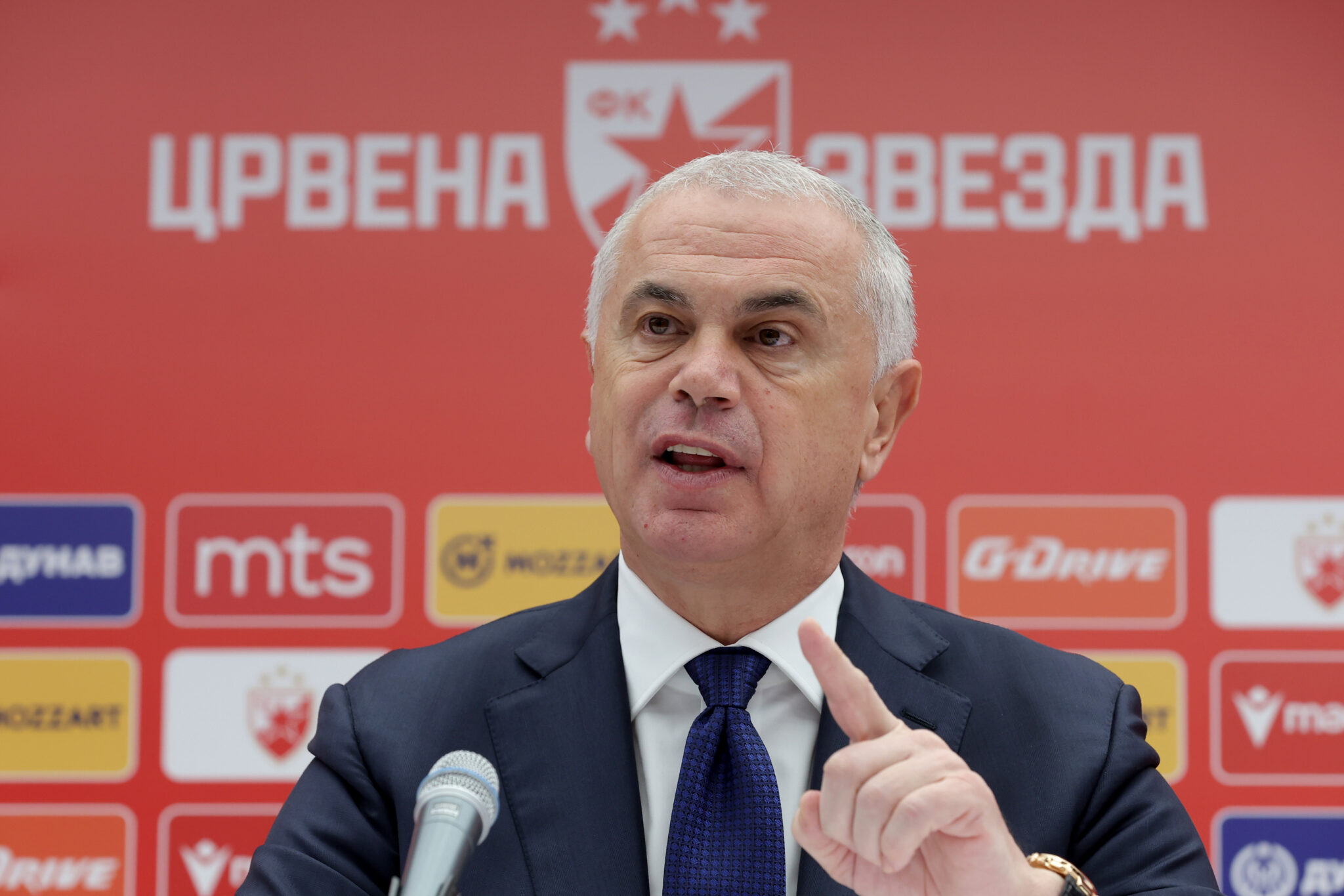 Zvezdan Terzić uživo obraćanje, Crvena zvezda konferencija