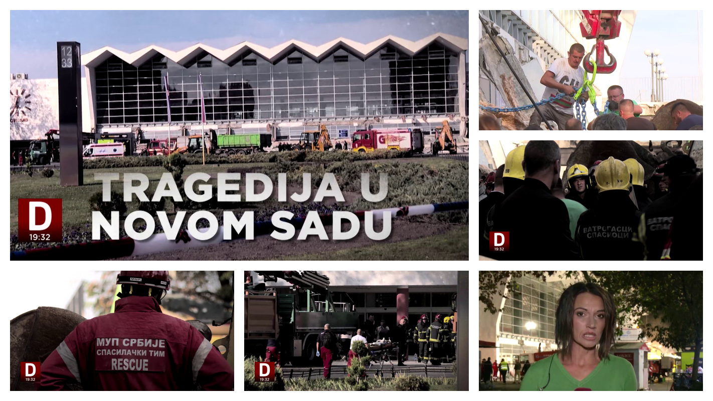 Tragedija u Novom Sadu: Pogledajte kako je trajala potraga za preživelima u ruševinama ...