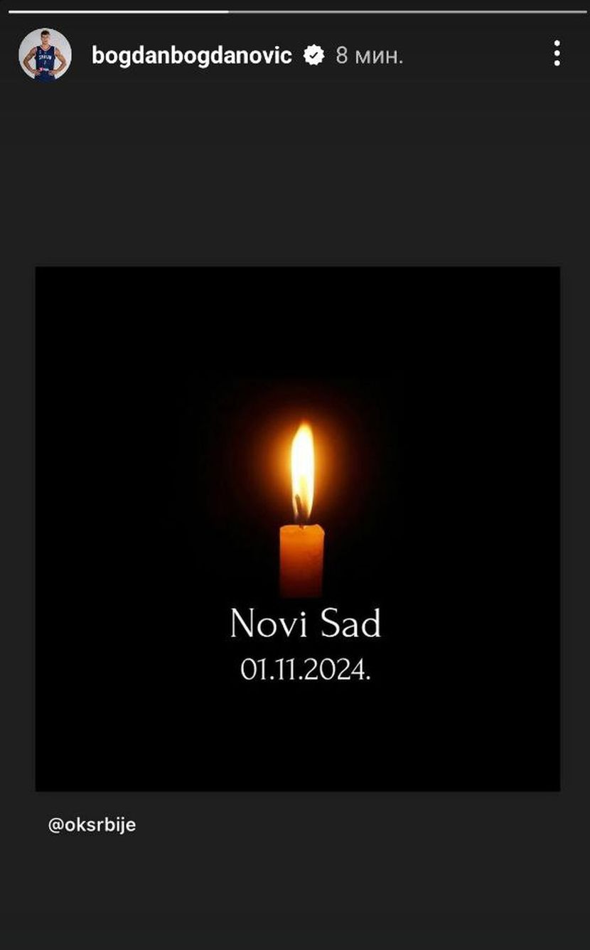 Bogdanović i Sonja Vasić se oglasili zbog tragedije u Novom Sadu
