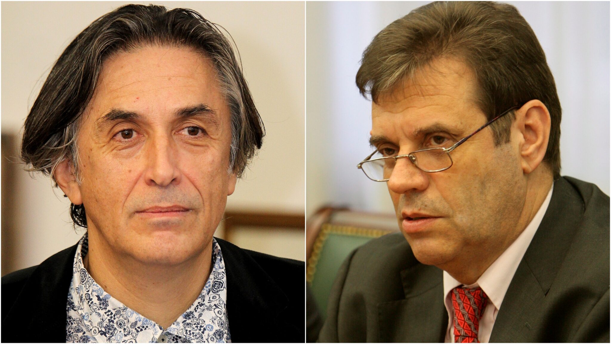 Predrag Bjelac u ulozi Vojislava Koštunice u "Sablji"