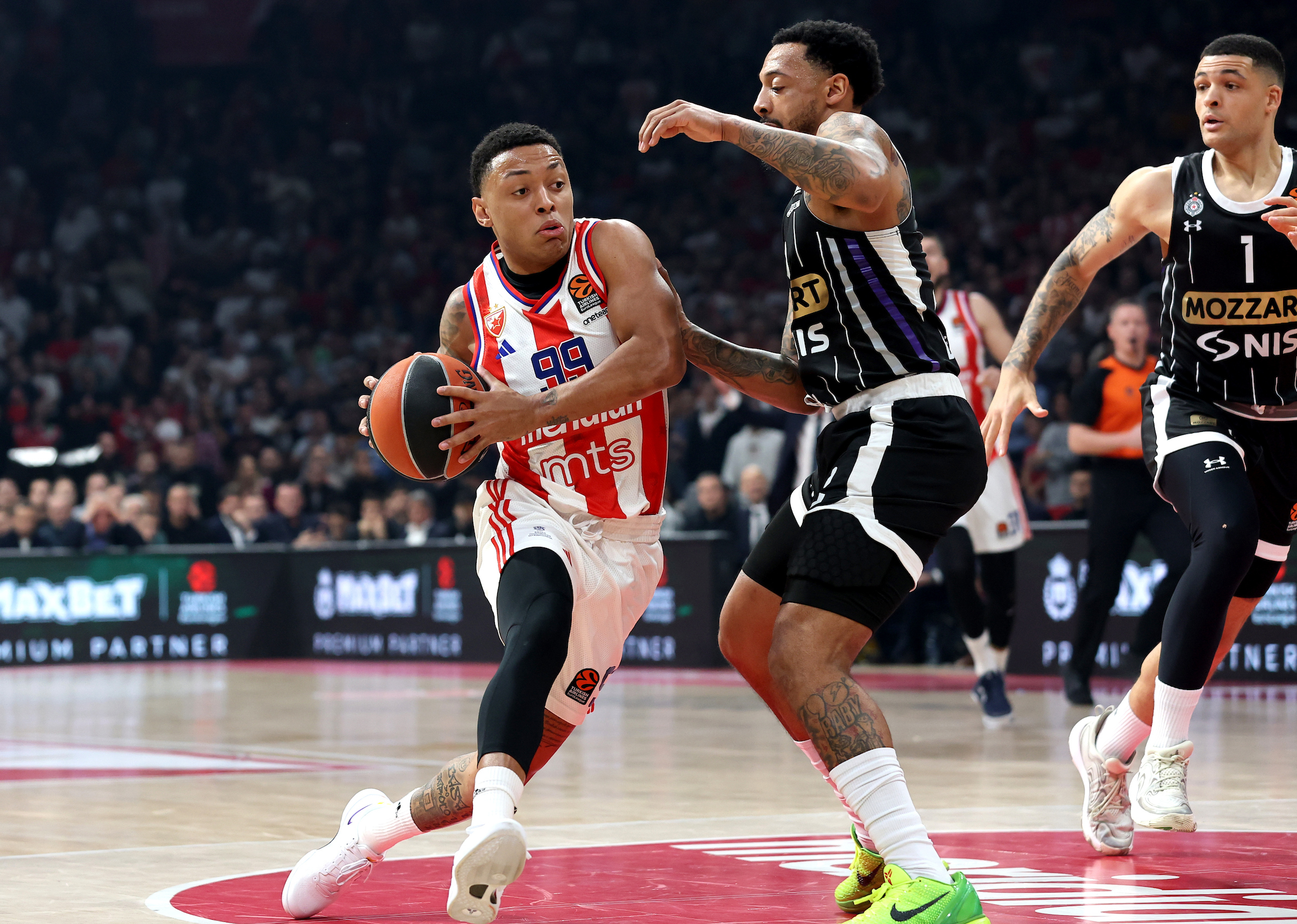 Protiv koga igraju Partizan i Crvena zvezda u 17. kolu Evrolige?