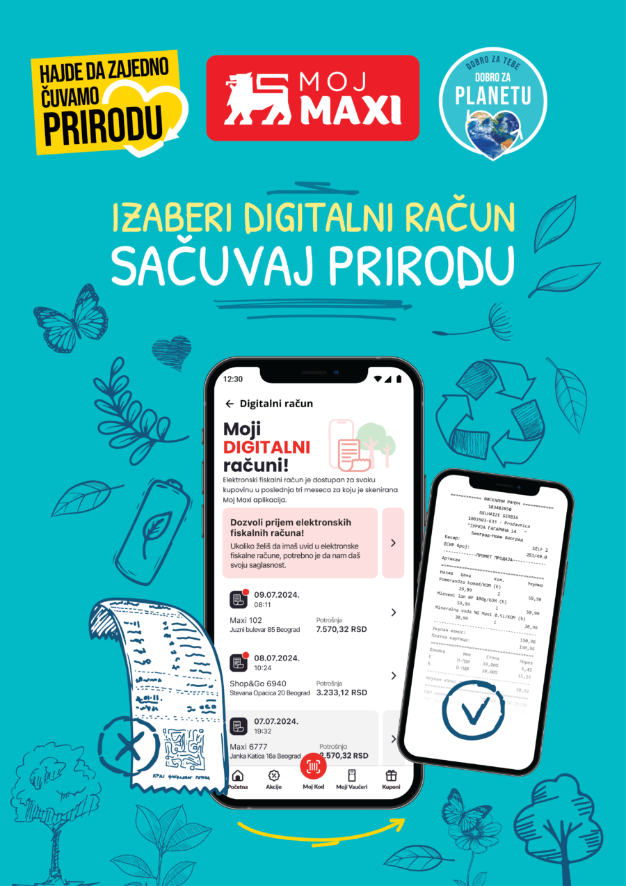 Nova pogodnost za korisnike MAXI aplikacije lojalnosti: "Moj Maxi" od ...