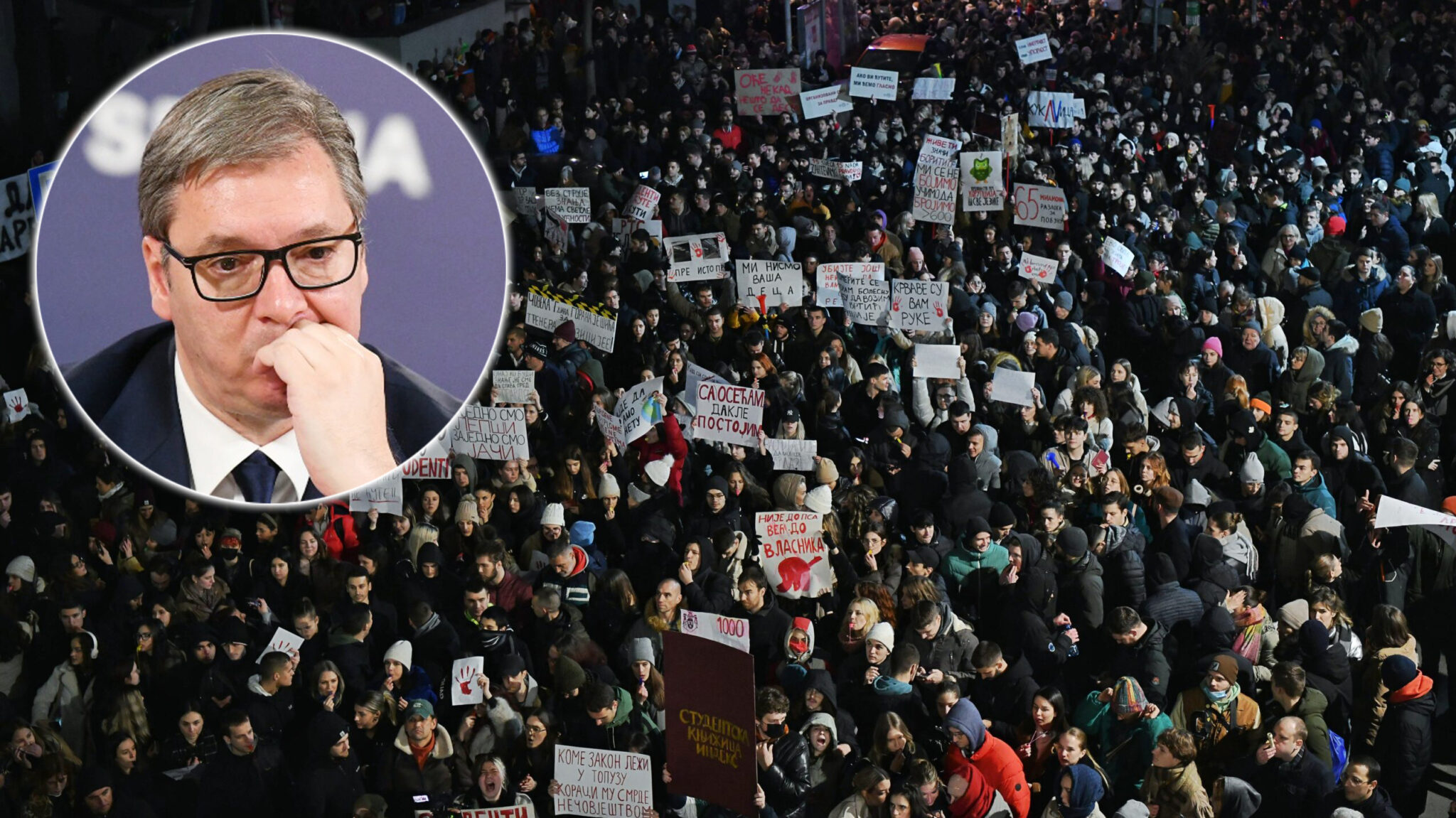 Svako "gaženje" ljudi na protestu ide na Vučićevu dušu