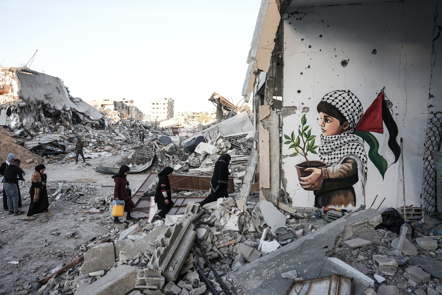 Gaza u ruševinama: Ljudi se vraćaju u domove