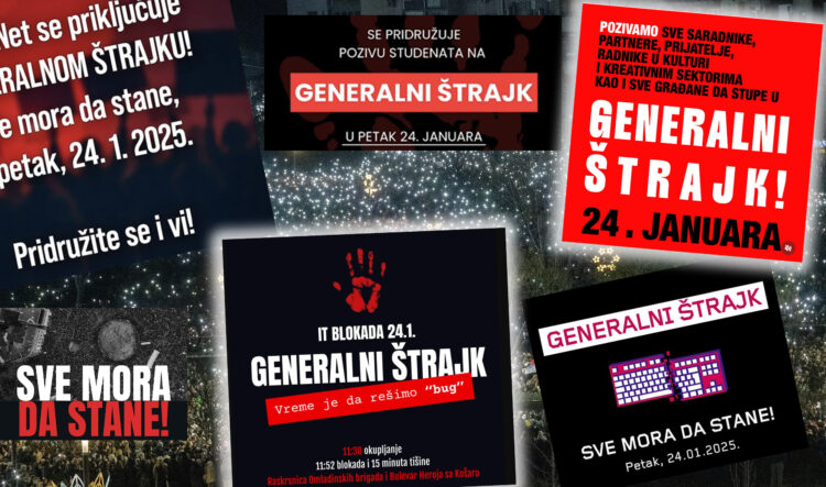 (SPISAK) Generalni štrajk u Srbiji: Ko sve neće raditi danas? Šaljite ...