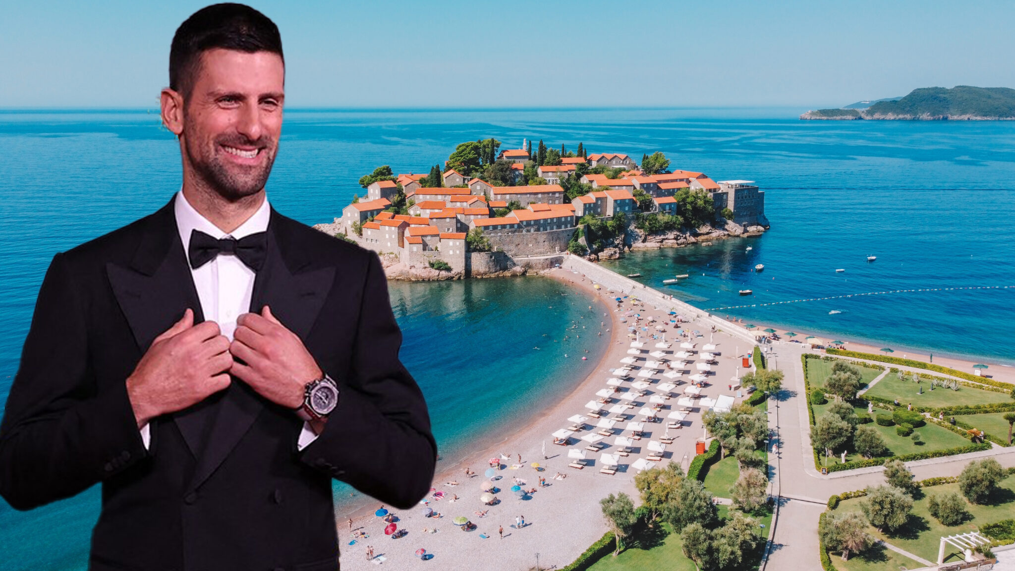 Novak skida katanac sa Svetog Stefana
