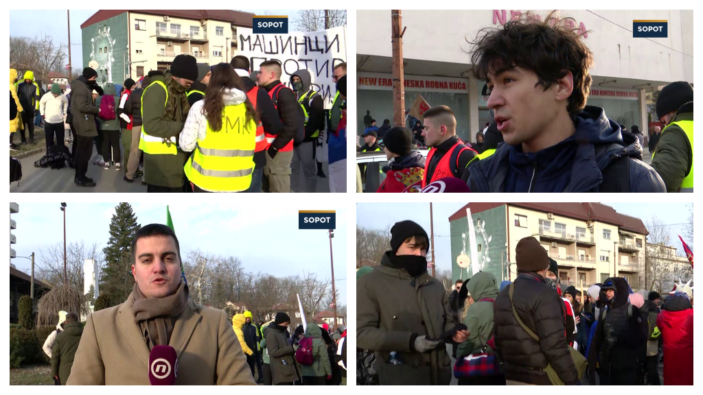 Studenti iz Sopota nastavljaju put ka Kragujevcu: Košava duva i 50 km na sat, a studenti ...