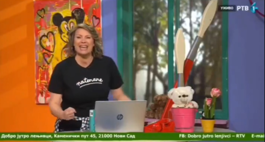 Poruka voditeljke RTV iz emisije Lenjivci o 15. martu