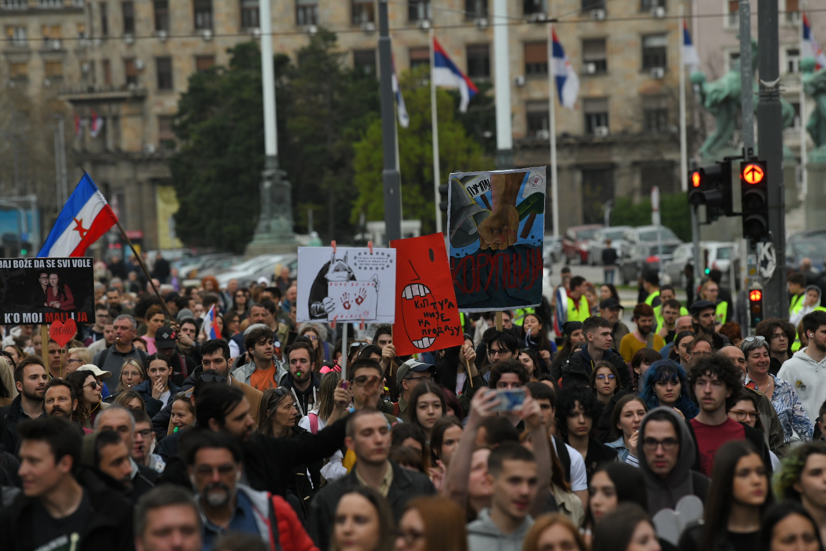 Protesti večeras u Nišu, Beogradu, Kragujevcu i Novom Sadu