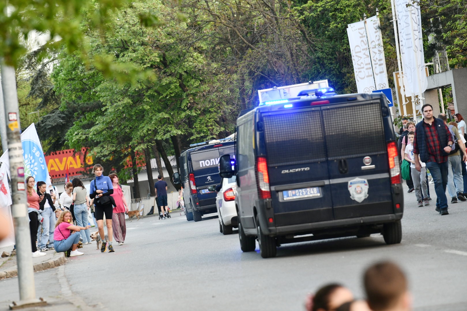 Pokušao da probije blokadu RTS na Košutnjaku