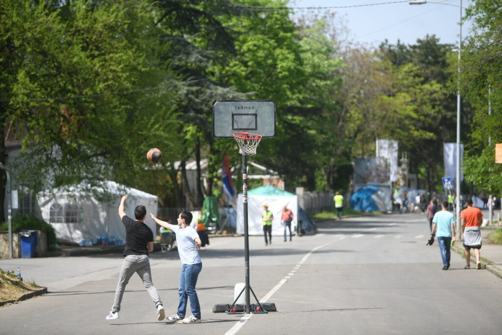 Studentska blokada RTS ušla u deveti dan