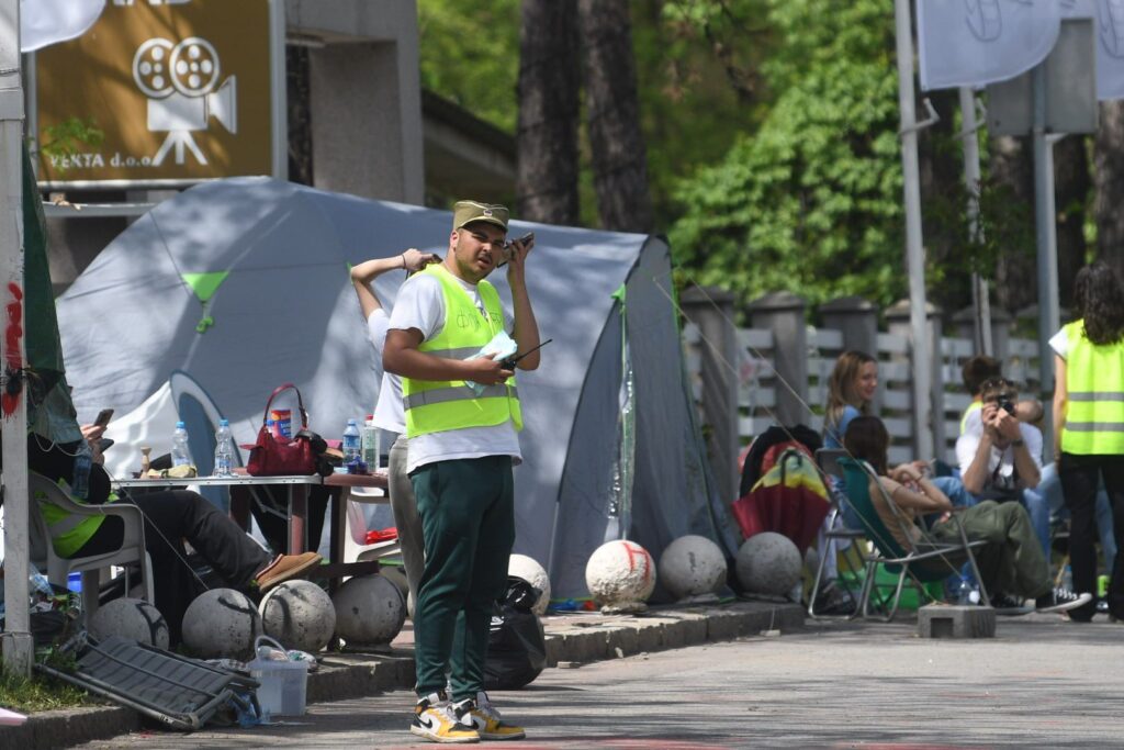 Studentska blokada RTS ušla u deveti dan