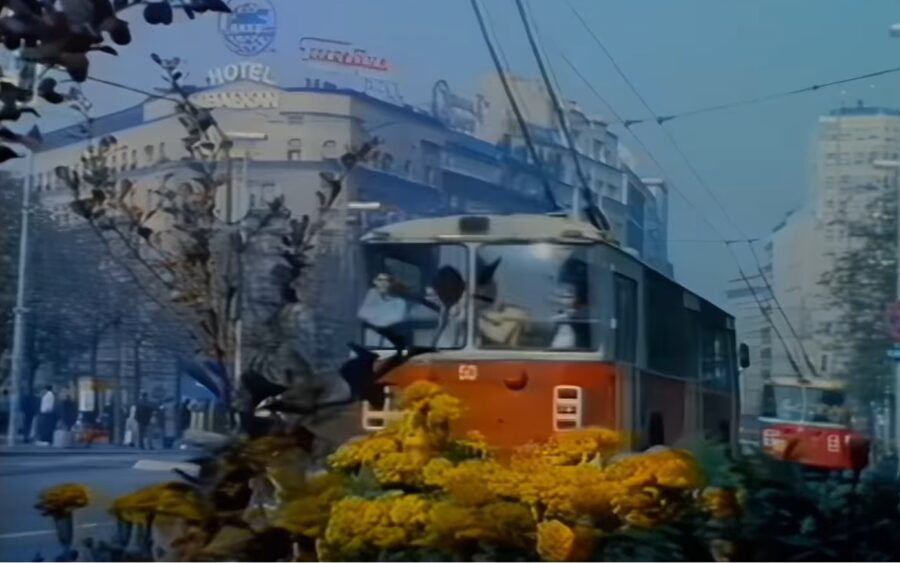 Snimak Beograd 1990. godine najbolje pokazuje kakav je bio saobraćaj