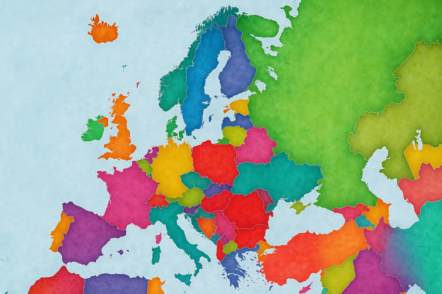 Mapa najobrazovanijih zemalja u Evropi - Srbija pri dnu tabele