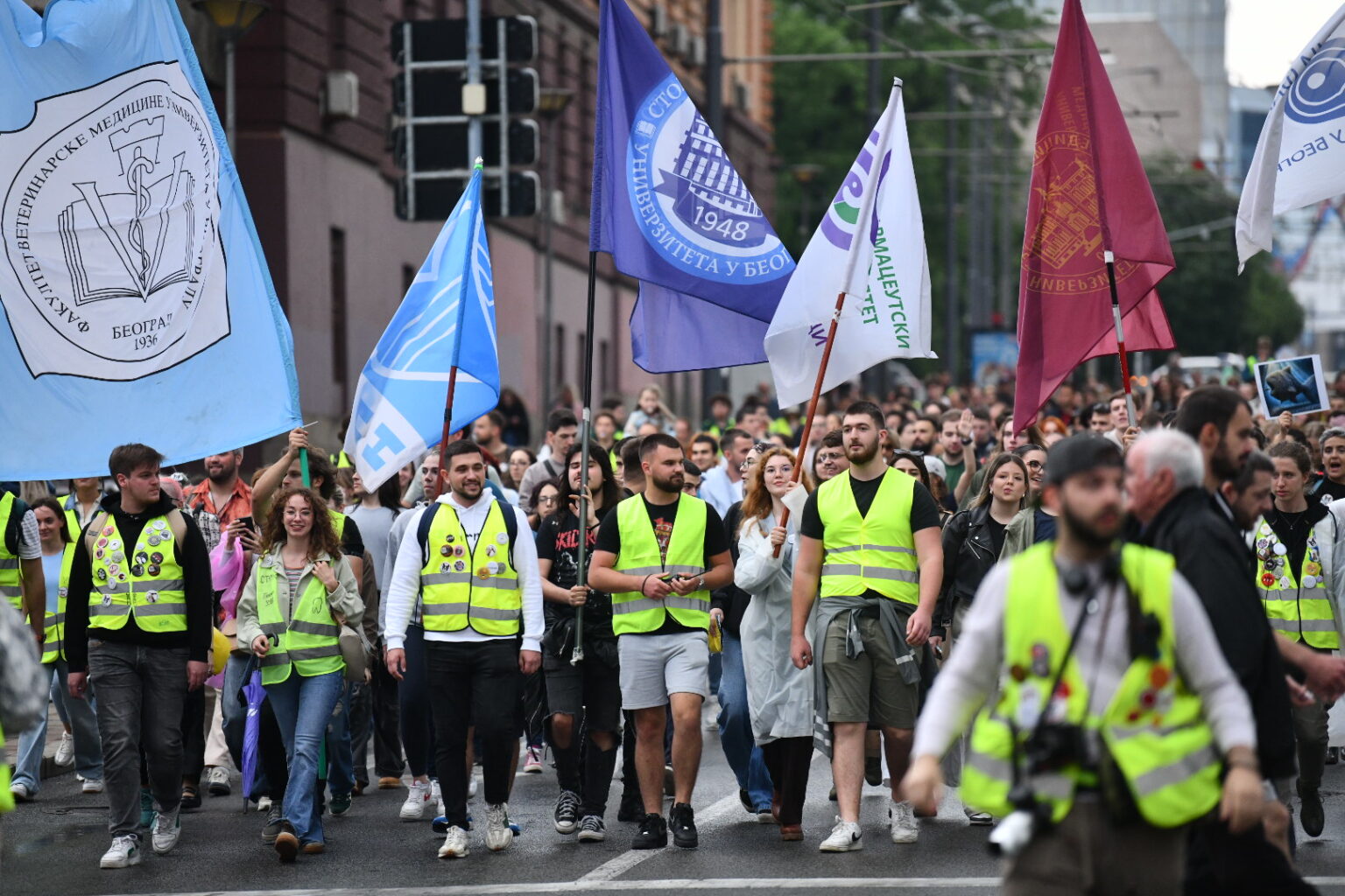Studenti iz cele Srbije stižu u Novi Sad na protest 1. novembra