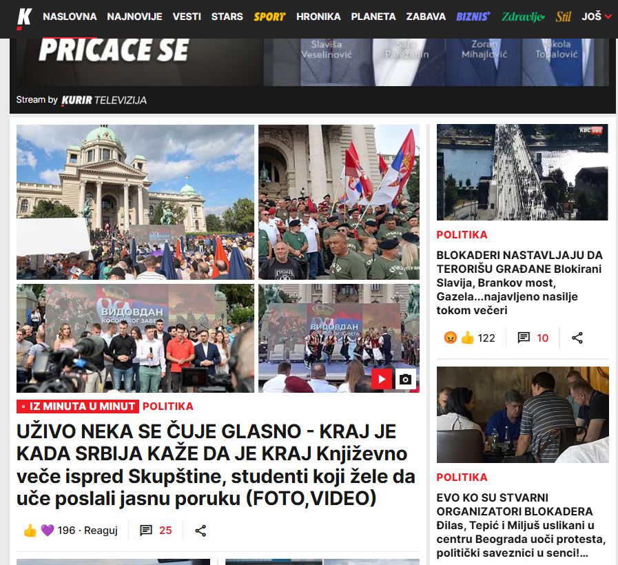 Otvorili smo naslovne strane najgorih Vučićevih tabloida da vi ne biste ...