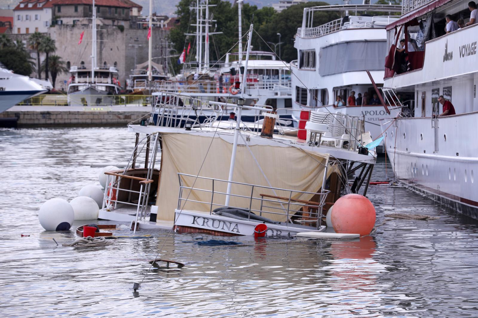 Potpuni haos u Splitu: Nevreme, poplave, grad