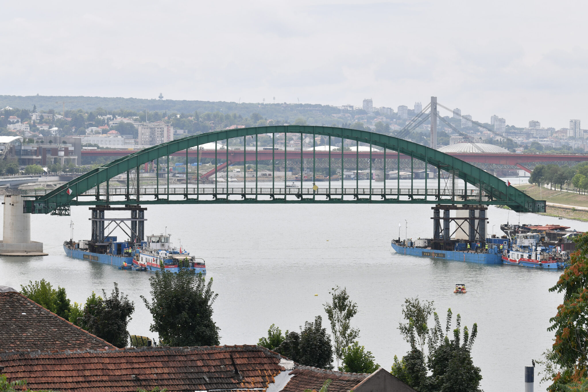 Iz Kine stigli u Beograd prvi delovi novog mosta preko Save